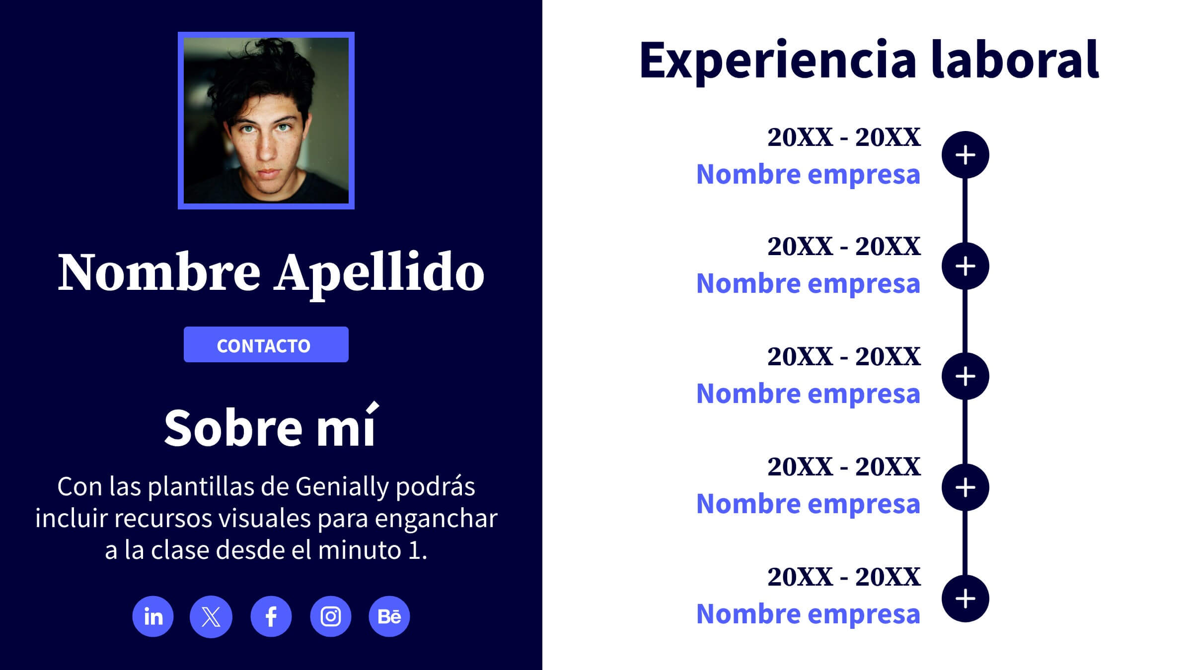 Crea un currículum interactivo y atractivo con Genially